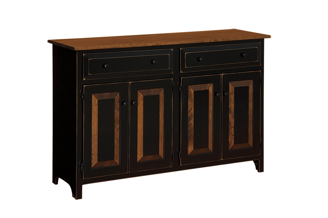 Large Primitive Hutch Bottom - Buxtons Quality Furniture